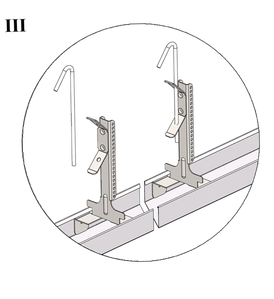 Gyproc GK system i en nivå - Montering av GK-upphängning - varianter ...