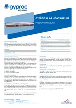 Gyproc G 44 | Gyproc Sverige