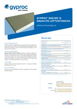 Gyproc GEE 13 ErgoLite | Gyproc Sverige