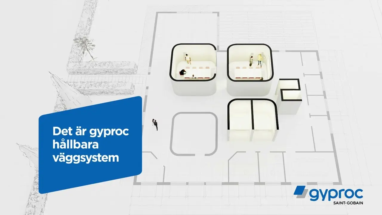 Smart i kvadrat - gyproc hållbara väggsystem | Gyproc Sverige